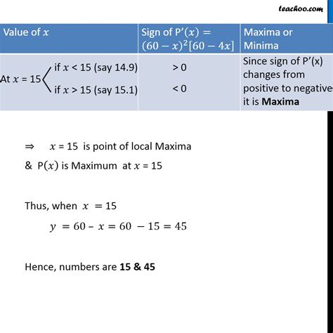 Ex Find X And Y Such That X Y Xy Is Max