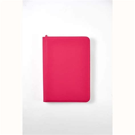 Arcane Fortress Solid Color Pink 9 Pocket Binder Gamers Guild Az