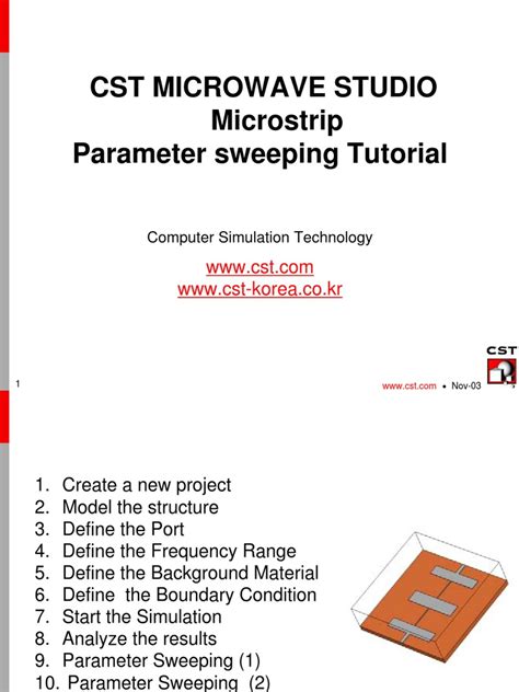Parameter Cst Pdf