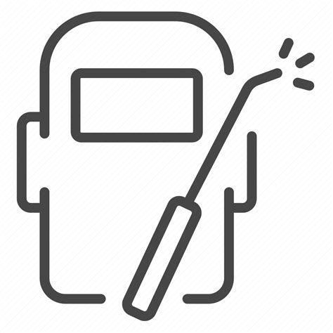 Welding Tool Equipment Weld Mask Protection Safety Icon