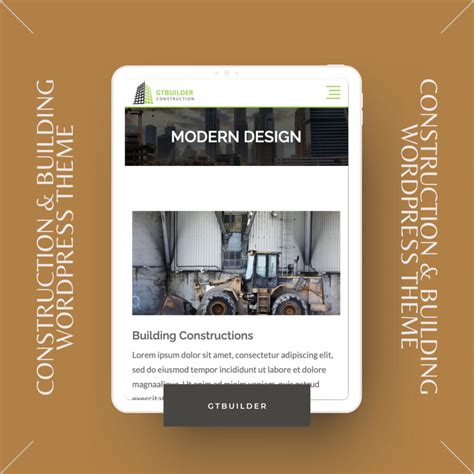 Builder Building And Construction Wordpress Theme Masterbundles