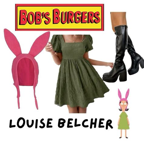 Louise Belcher Halloween Costumeoutfit Bobs Burgers Louise Bob