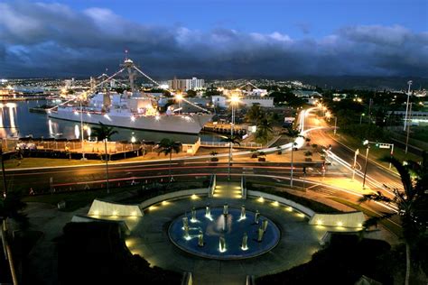 Uss Chafee Ddg 90 Lights Free Photos On