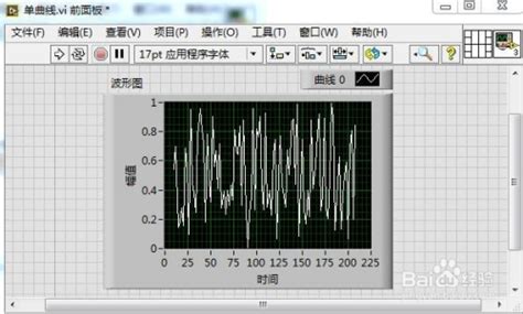 labview 波形图 百度经验