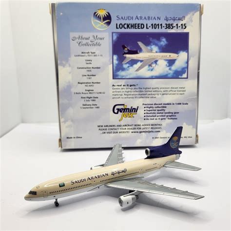Gemini Jets 1 400 Saudi Arabian Airlines Hz Aho Lockhead L 1011 200 Tristar Bedfordshire