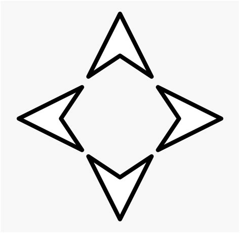 Download North Arrow Direction Compass Arrows Plain Arrows In 4 Directions Hd