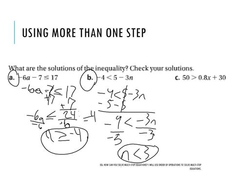 Solving Multi Step Inequalities Ppt Download