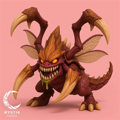 👾 Zergling Chibi Style Starcraft・ Stl File For 3d Printing・cults
