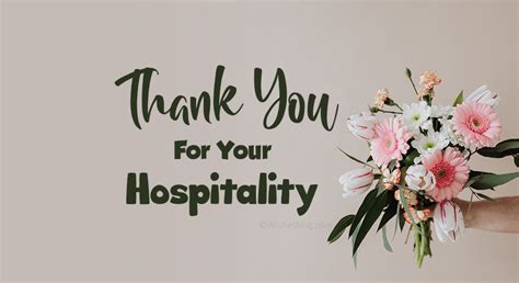 Hospitality Appreciation Quotes
