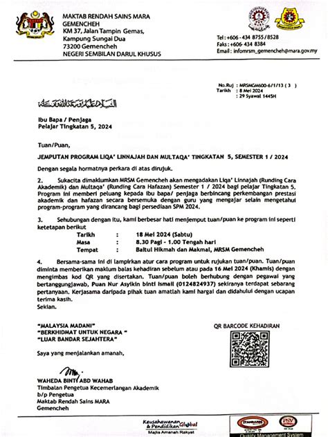 Jemputan Multaqa And Liqa Pdf