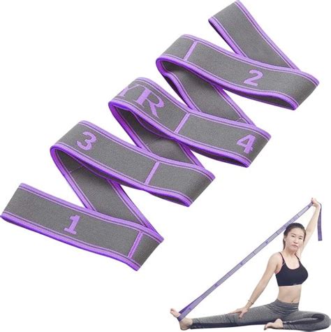 Yoga Stretchband Met Verstelbare Lussen Voor Fysiotherapie Pilates En