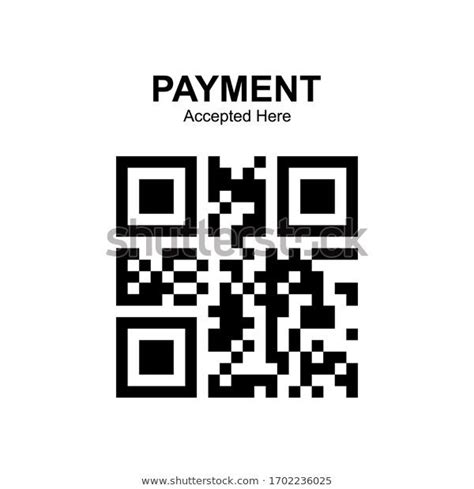 Qr Code Payment Isolated Vector Stock Vector Royalty Free 1702236025 Shutterstock