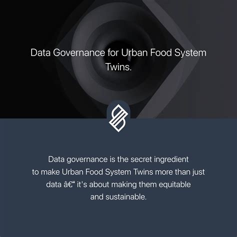 Data Governance For Urban Food System Twins → Scenario