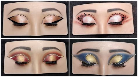 4 Beautiful Eye Makeup Tutorial 😍 Step By Step The Beautician Youtube