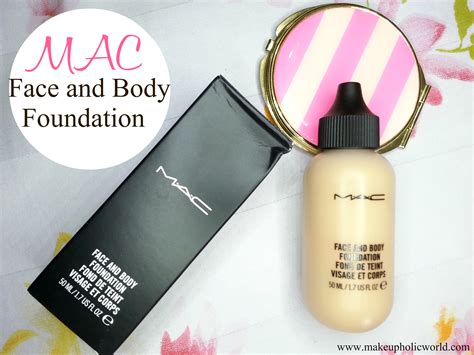 MAC face and body foundation review: C3 | Makeupholic World