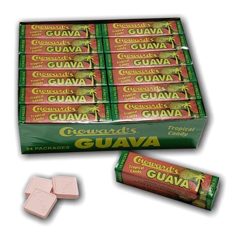 C Howard Chowards C Howards Guava Candy 15 Mints Per Pack Pack Of 24