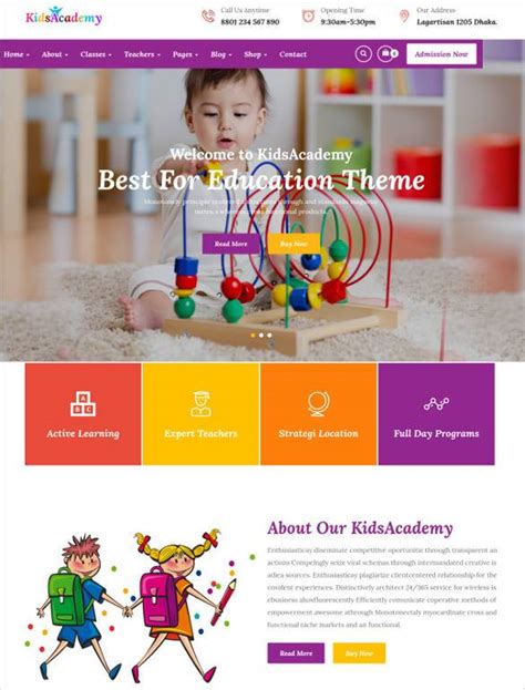 23 Google Website Themes Templates