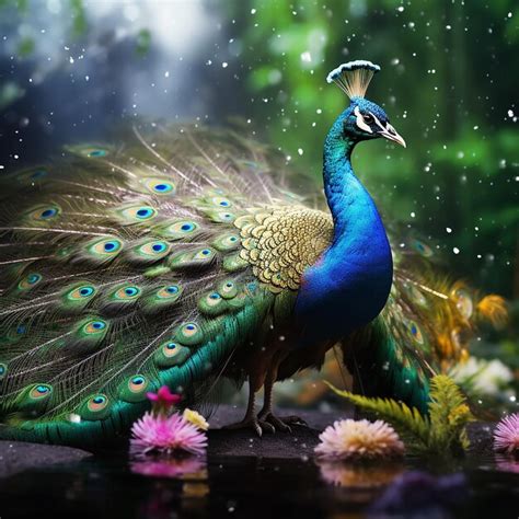 Premium Ai Image Peacock High Definition Photography Creative