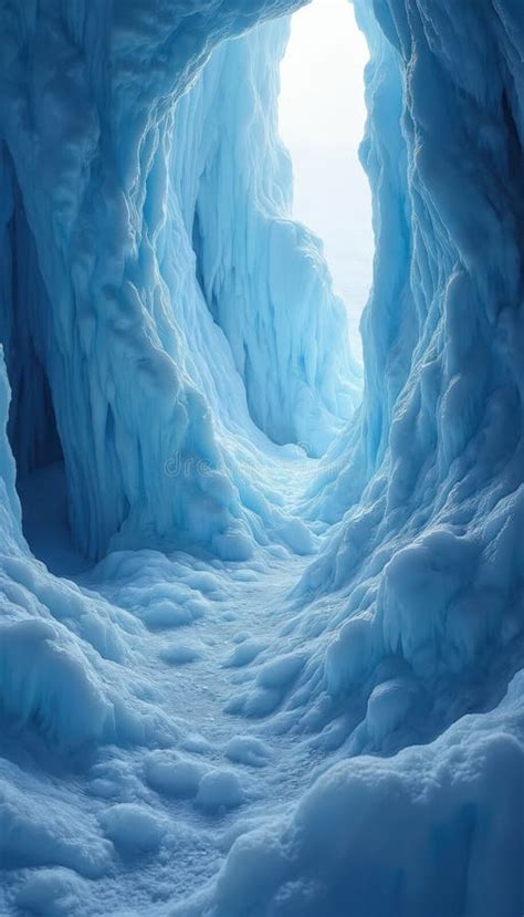 Frozen Cold Ice Background Illustration Snow Arctic Stock Illustrations