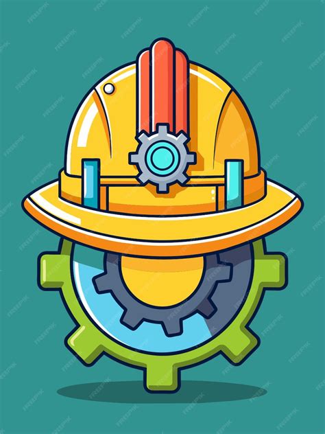 Engineering Hat With This Edit Vector Illustration Premium Ai