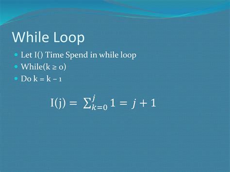 Calculate Running Time Of Algorithm Ppt