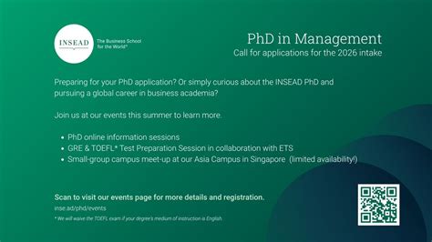 Insead Phd In Management Inseadphd Posts X