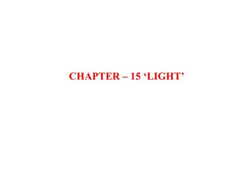 Class 8 Teaching Ppt For Chapter Light Pptx Class 8 Teaching Ppt For Chapter Light Pptx