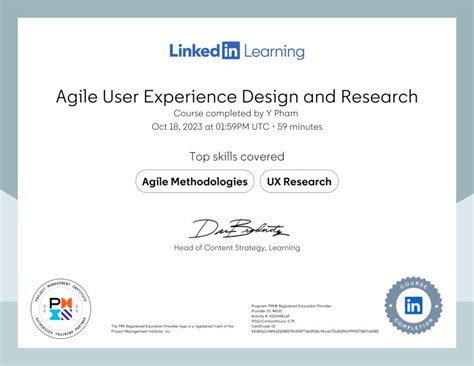 Y Pham On Linkedin Certificate Of Completion