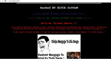 Claimed To Be An Indian Hacker Hacks Pakistan Railways Website