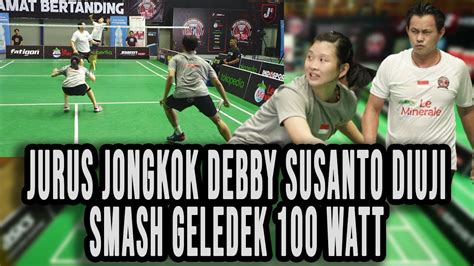 Debby Susanto Dan Andre Adistia Ganas Melawan Senior Harianto Arbi