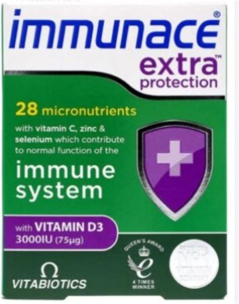 Immunace Vitabiotics Extra Protection 30 Comprimidos Suplemento