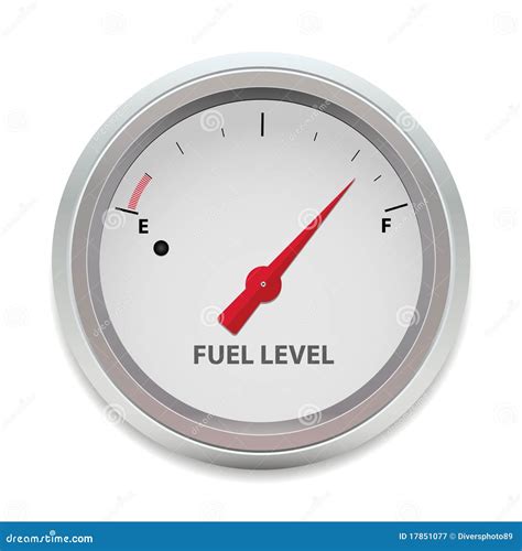 Vector Fuel Level Stock Vector Illustration Of Engine 17851077