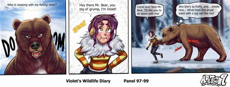 Violets Wildlife Diary Panel 97 99 By Artca9 On Deviantart