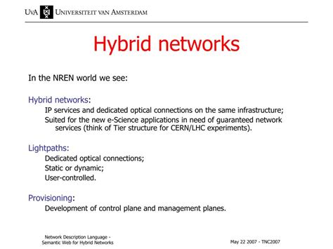 ppt network description language semantic web for hybrid networks