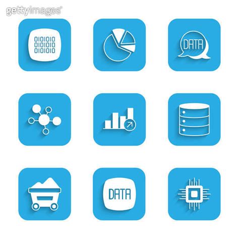 Set Financial Growth Data Analysis Processor Cpu Server Coal Mine