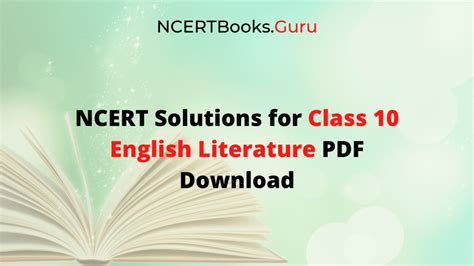 Ncert Solutions For Class 10 English Literature Reader Pdf Free Download