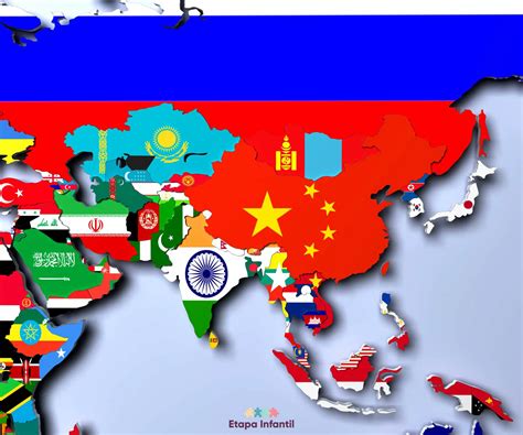 Banderas De Asia Con Nombres
