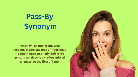Pass By Synonym Words That Capture Fleeting Moments