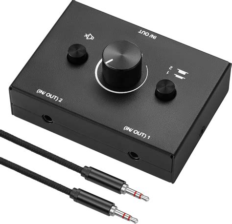 35mm Stereo Audio Switch Audio Switcher Passive Speaker