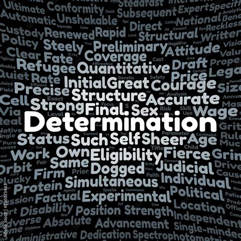 Determination Word