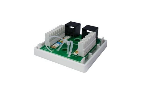 Компьютерная розетка Suprlan 8p8c Rj 45 Utp Cat 5e 2 порта 10 0309 выгодная цена отзывы