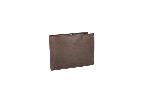 Ginis ανδρικό δερμάτινο πορτοφόλι καφέ ταυτότητας Εισαγωγική Accessories