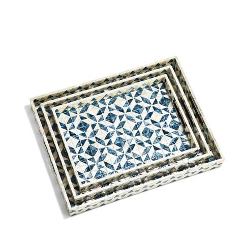 High Quality Best Selling Mother Of Pearl Rectangle Serving Trays