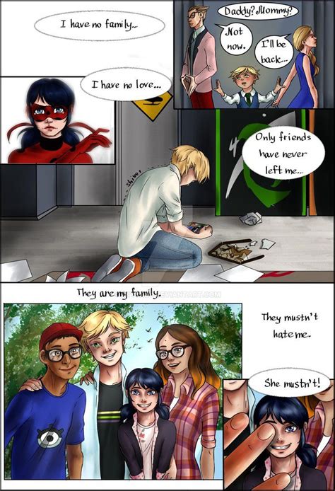 Fan Comic Down Chat Noir Decided To Reveal Himself To Ladybug But It