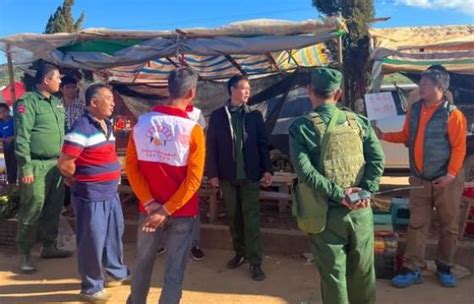 ဖယ်ခုံမြို့နယ်တွင်း စစ်ကောင်စီက Un တံဆိပ်ဖြင့် စားနပ်ရိက္ခာတင်ပို့မှုရ