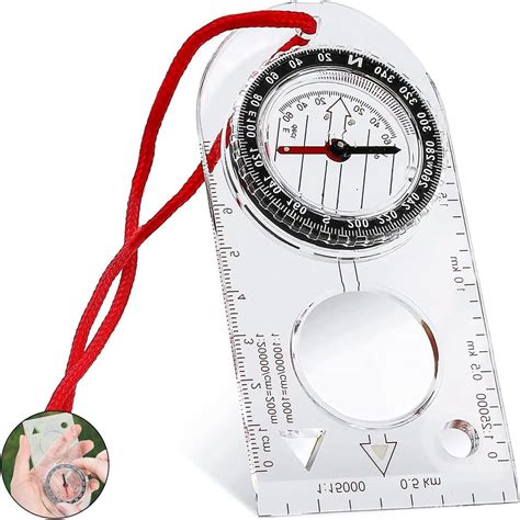 1pcs Compass Navigation Portable Compass Compass Hiking With Luminous