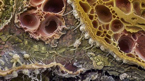Image 4 Crosssection Of A Root Nodule On A Legume Plant Containing