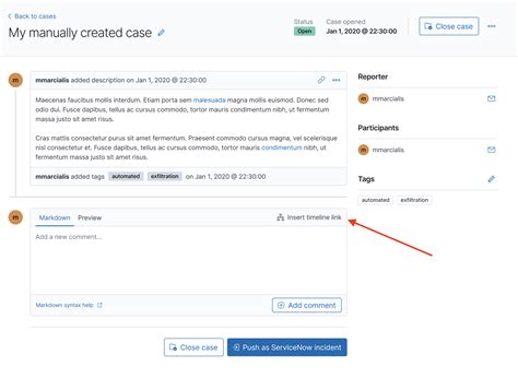 Siem Case Add Timeline To Case Description · Issue 58017 · Elastickibana · Github