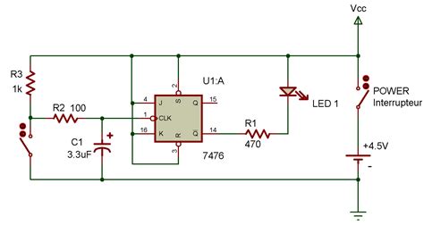 Toggle Flip Flop Circuit