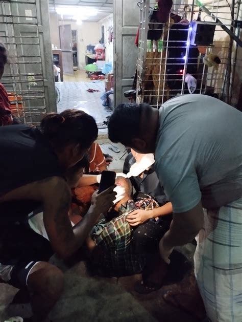 စမ်းချောင်းမြို့နယ် ဗဟိုလမ်း ဝေဠုဝန်လမ်းကျယ်တွင် ပံ့သကူပိုက်ဆံက